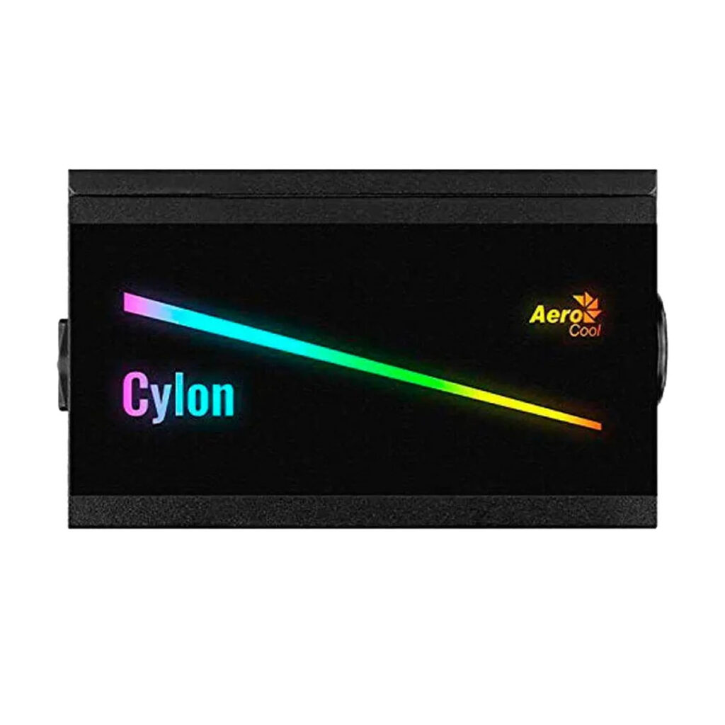 Fuente Aerocool Cylon 500W 80Plus Bronze RGB - DINOBYTE