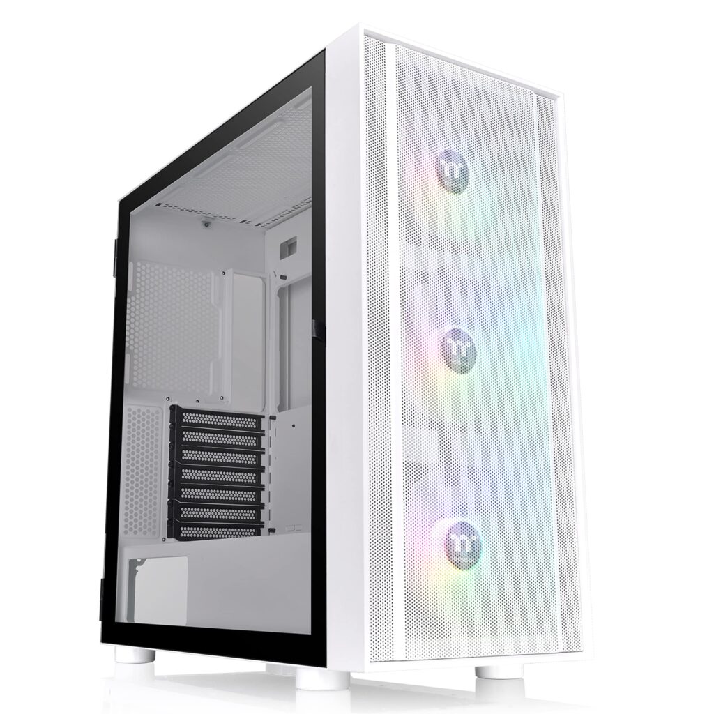 Gabinete Thermaltake H570 Blanco ARGB fx3 - DINOBYTE