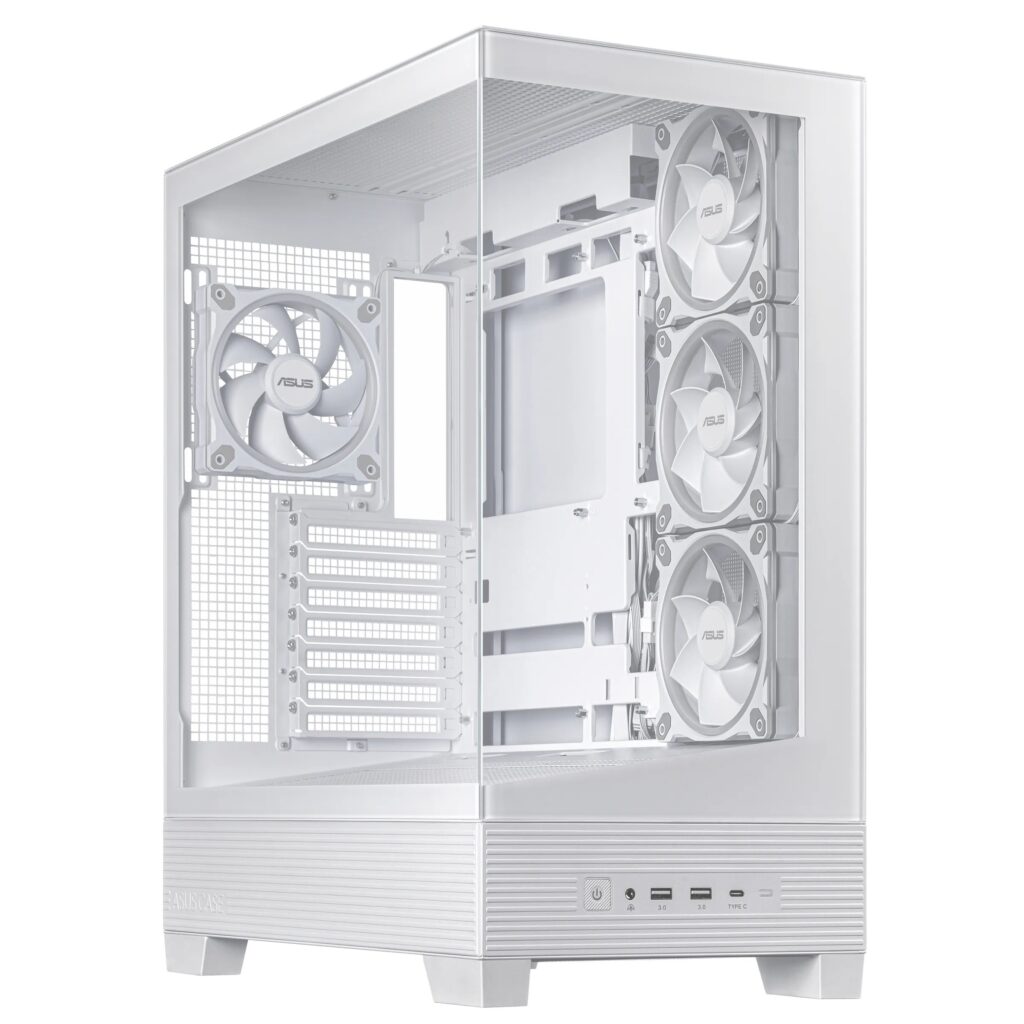 Gabinete Asus A31 Plus Blanco ARGB fx4 - DINOBYTE