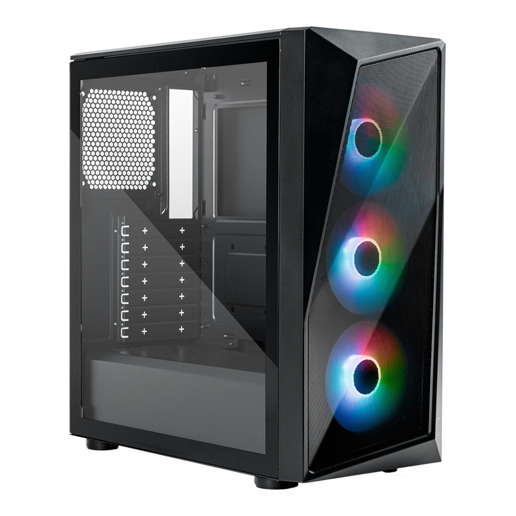 Gabinete Coolermaster CMP 520 ARGB fx3 - DINOBYTE