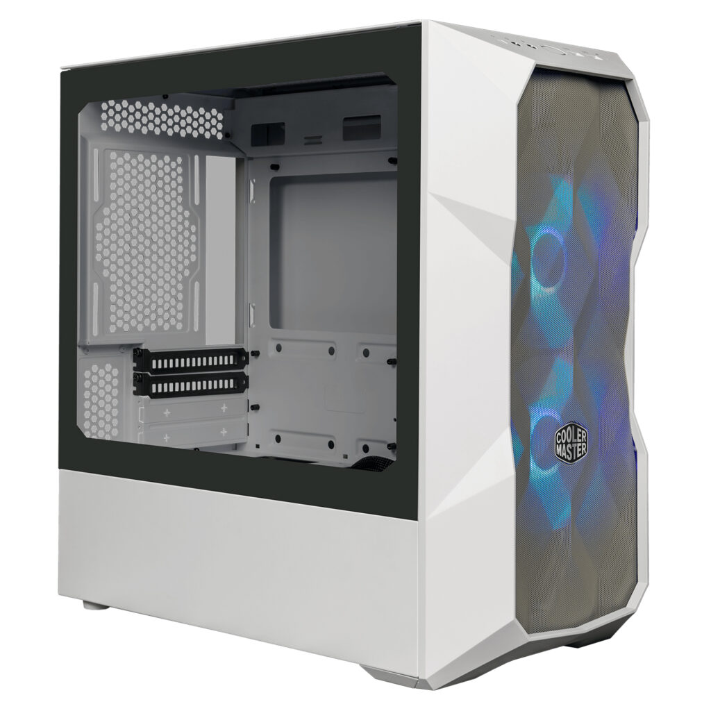 Gabinete Coolermaster Masterbox TD300 Mesh White fx2 – DINOBYTE