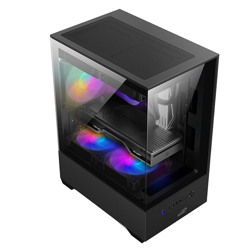 Gabinete Sentey H11 6110-SF ARGB fx5 - DINOBYTE