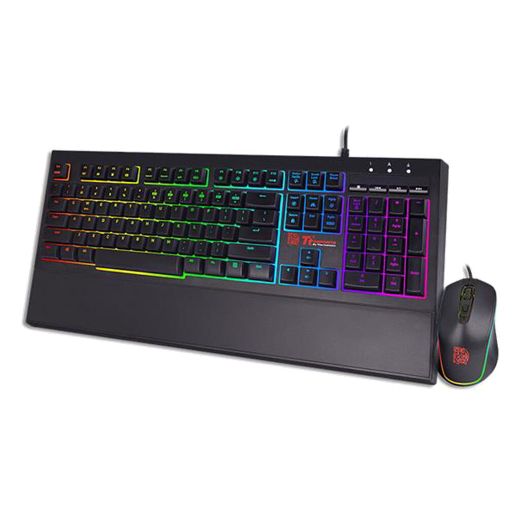Kit Teclado y Mouse Thermaltake Esports Challenger RGB Sp - DINOBYTE
