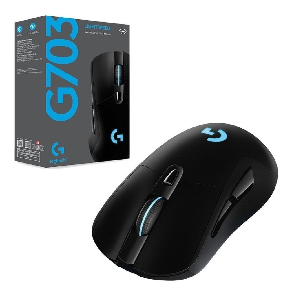 Mouse Gamer Wireless Logitech G703 - DINOBYTE