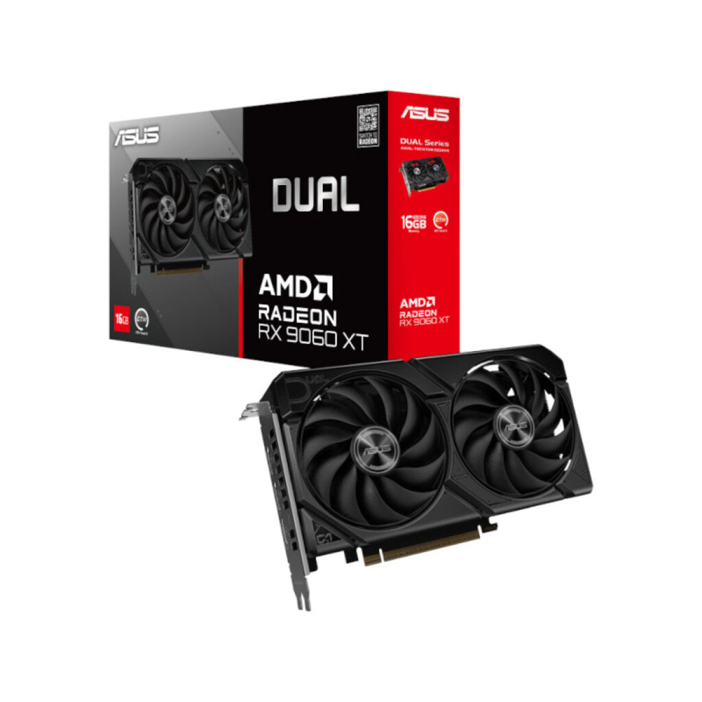 Video Radeon Asus Dual RX 9060XT 16GB D6 - DINOBYTE